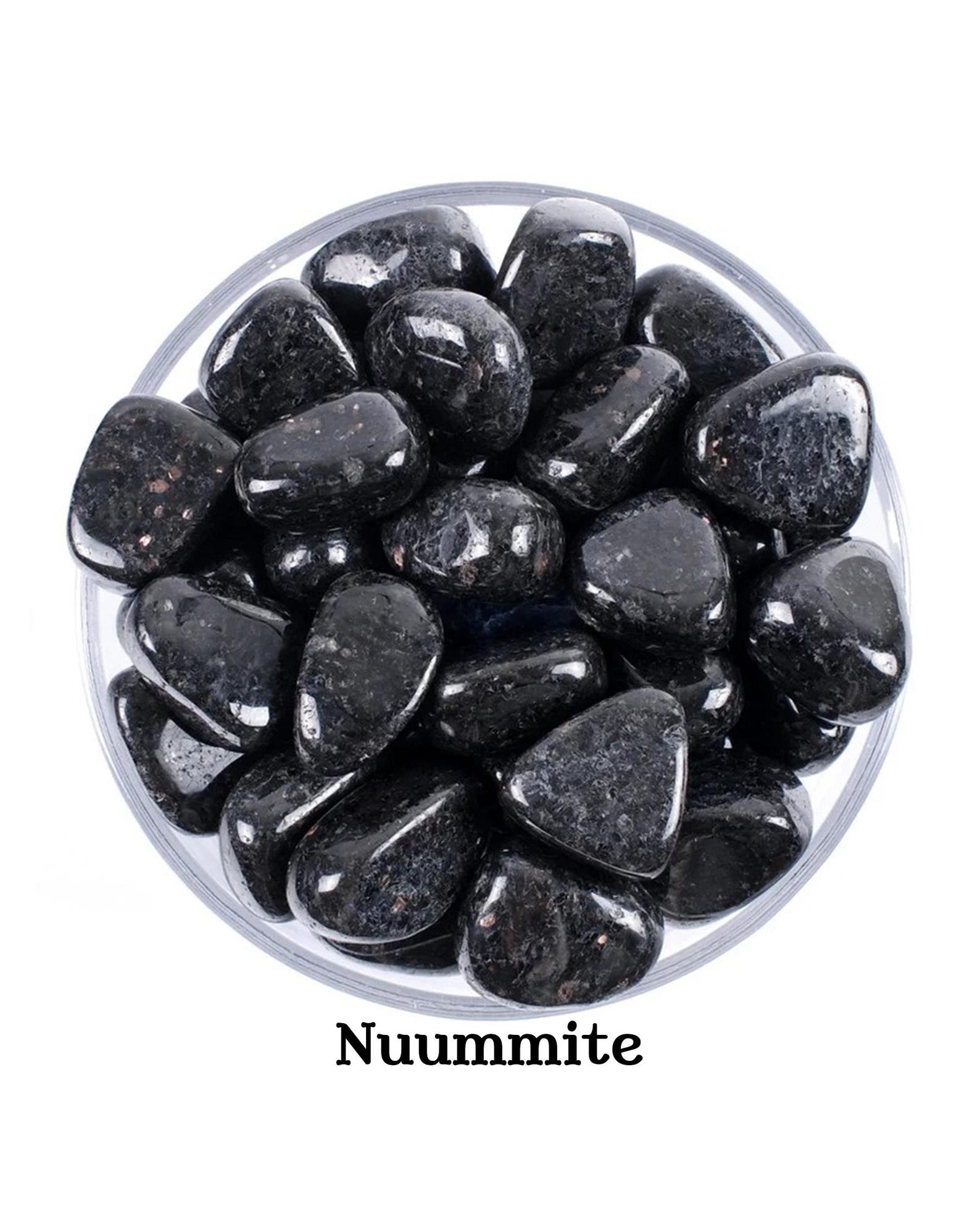 RARE! Nuummite Tumbled Stone, Sorcerer's Magic Crystal, Altar Ritual ...