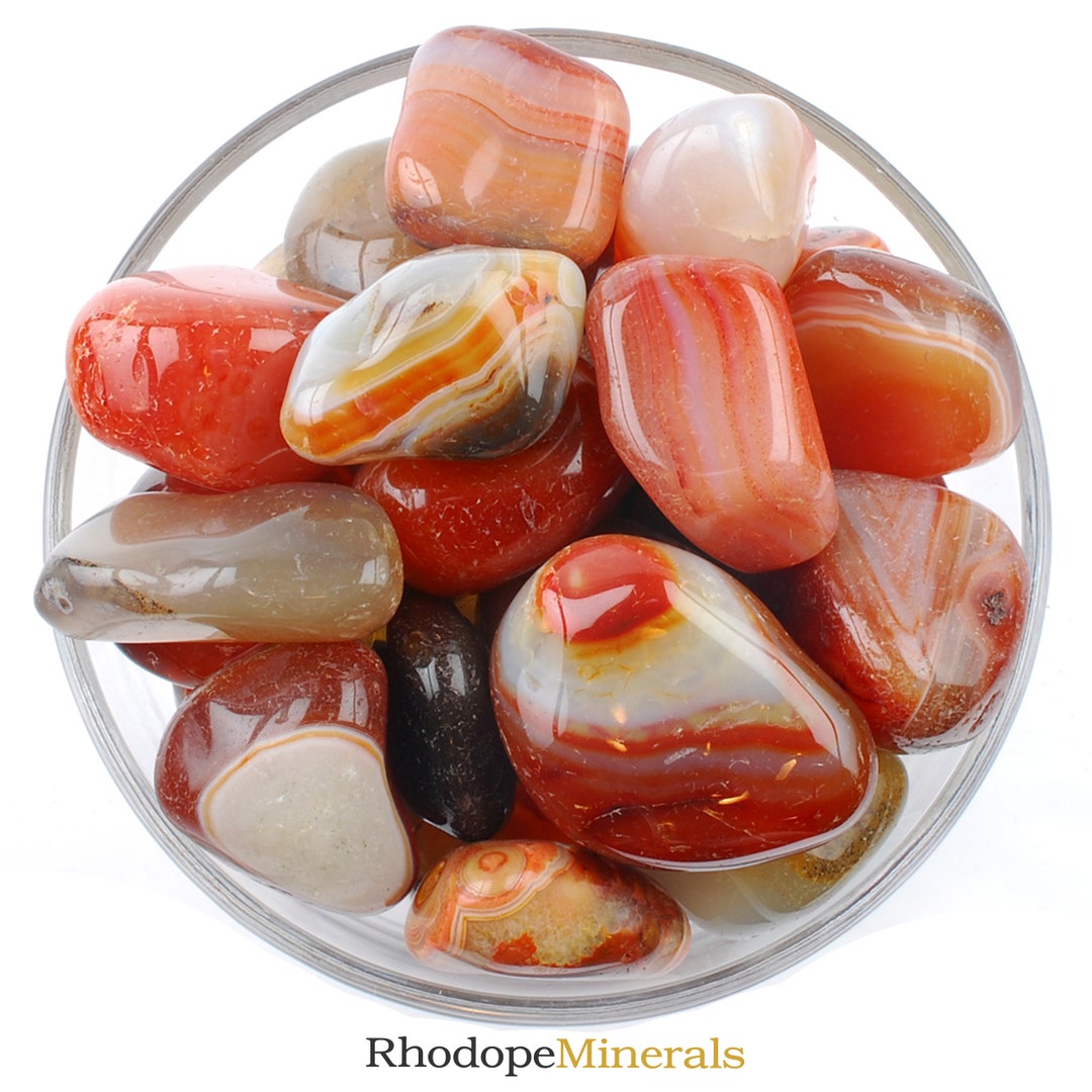 Sardonyx Tumbled Stone, Sardonyx, Tumbled Stones, Stones, Crystals ...