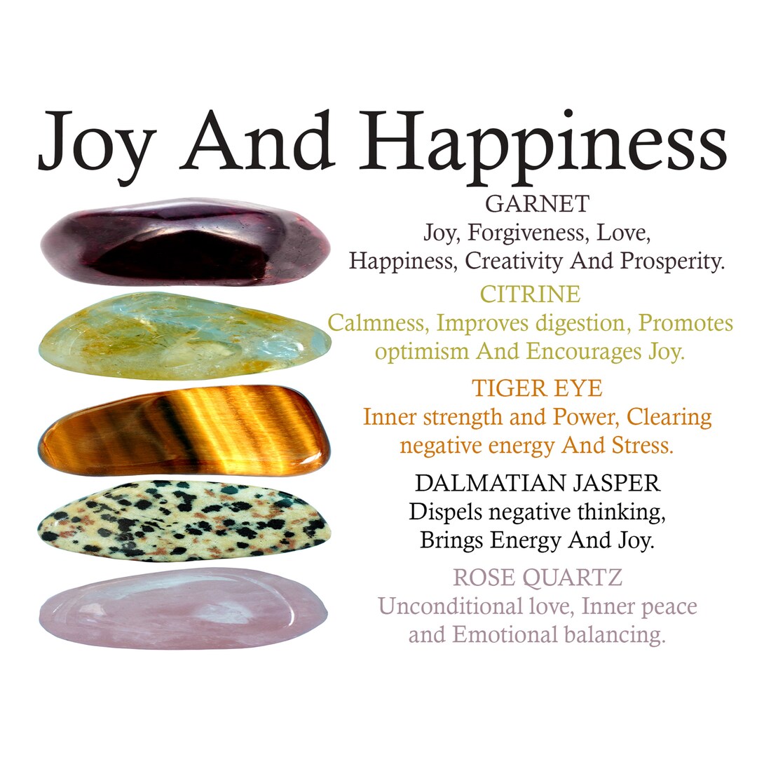 Joy and Happiness Crystals Set, Joy and Happiness Crystals, Crystals ...