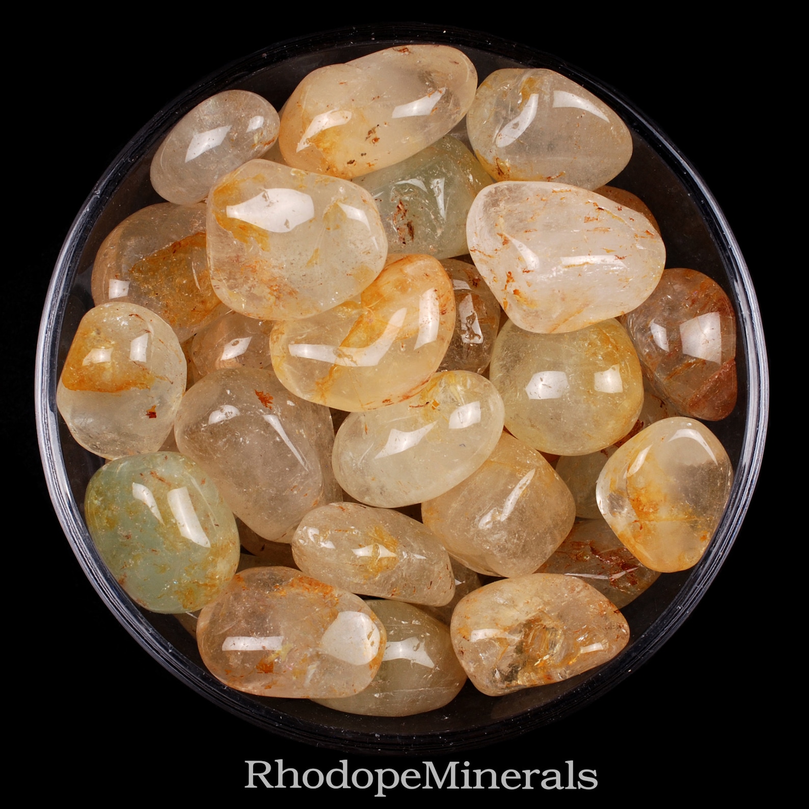 Yellow Topaz Tumbled Stone, Yellow Topaz Tumbled Stones, Tumbled Stones ...