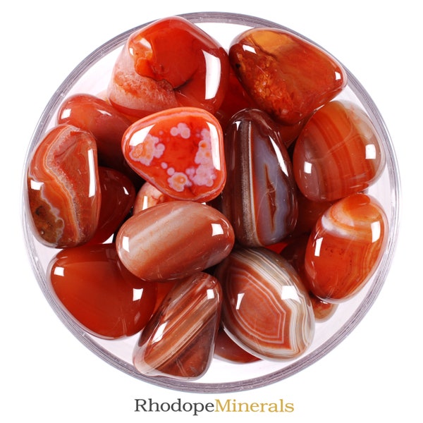 Red Agate Stone - Etsy