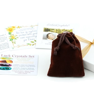 Luck Crystals Set Luck Crystal Set Crystals for Luck - Etsy