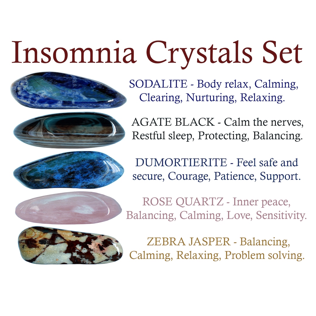 Insomnia Crystals Set, Insomnia Crystal Set, Crystals for Insomnia ...