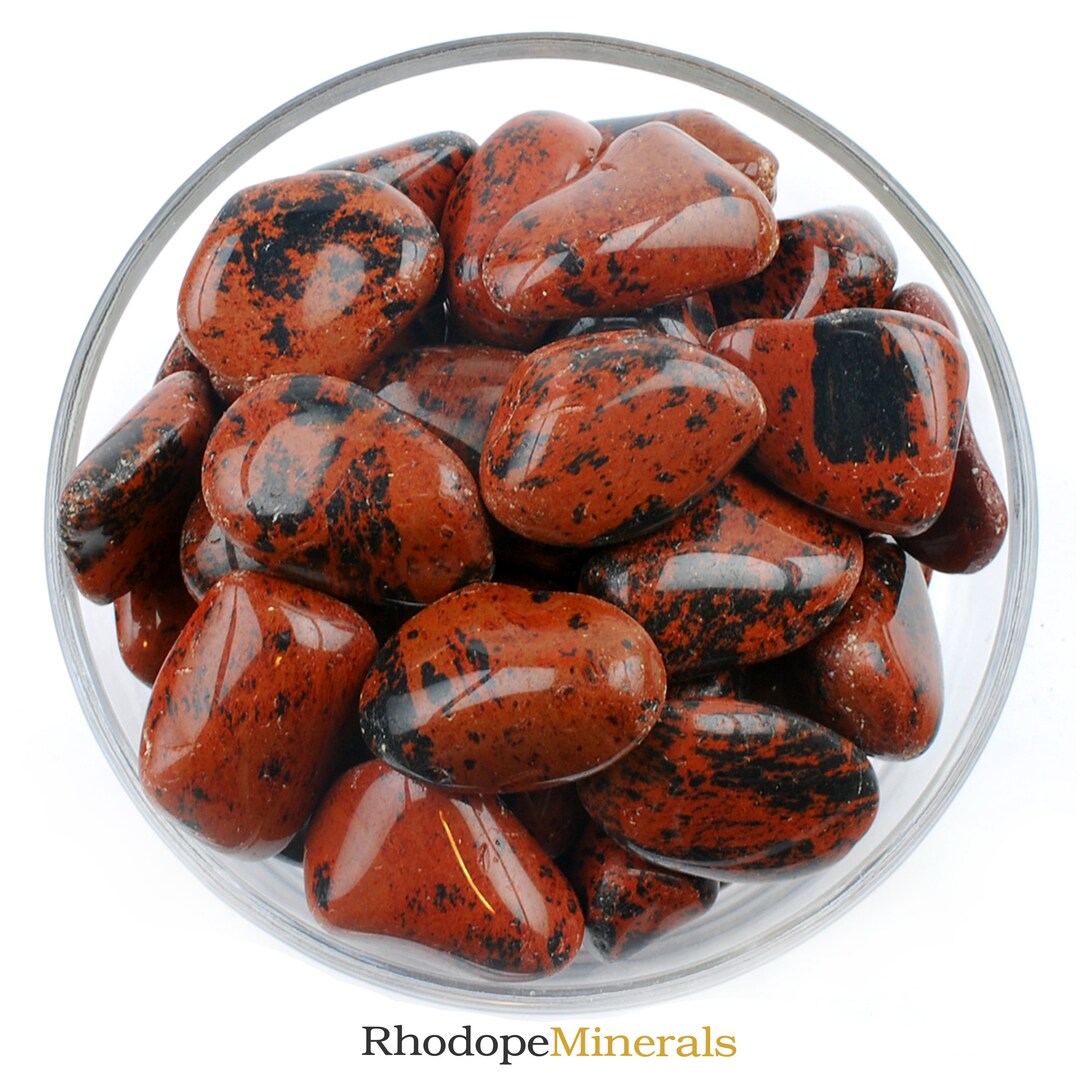 Mahogany Obsidian Tumbled Stone, Mahogany Obsidian, Tumbled Stones ...