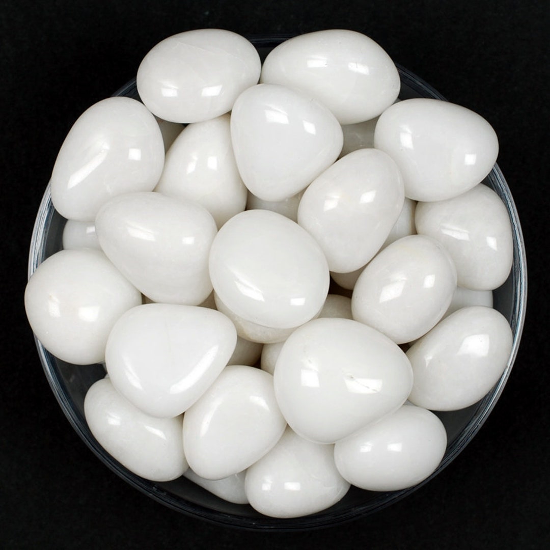 Snow Quartz Tumbled Stone, White Quartz, Tumbled Stones, Quartz, Stones ...