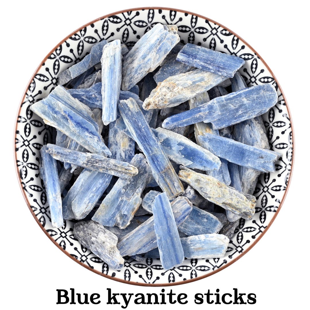 Blue Kyanite Sticks, Raw Blue Kyanite, Blue Kyanite Crystals, Kyanite Stone, Zodiac Signs Aries ...