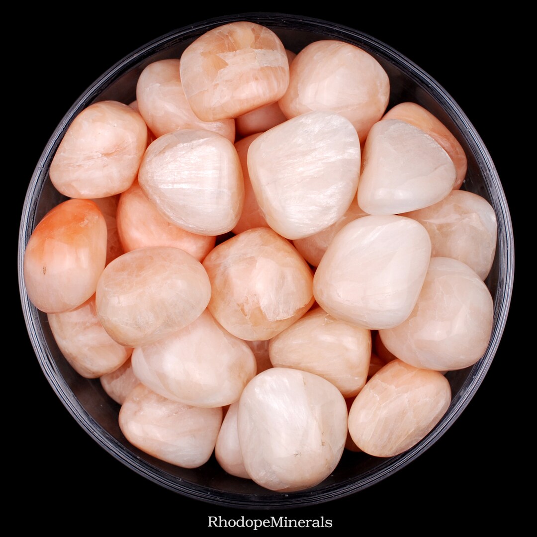 RARE! Pink Stilbite Tumbled Stone, Pink Stilbite, Tumbled Stones ...