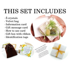 Job Success Crystals Set, Job Success Stones, Crystals Set, Tumbled ...