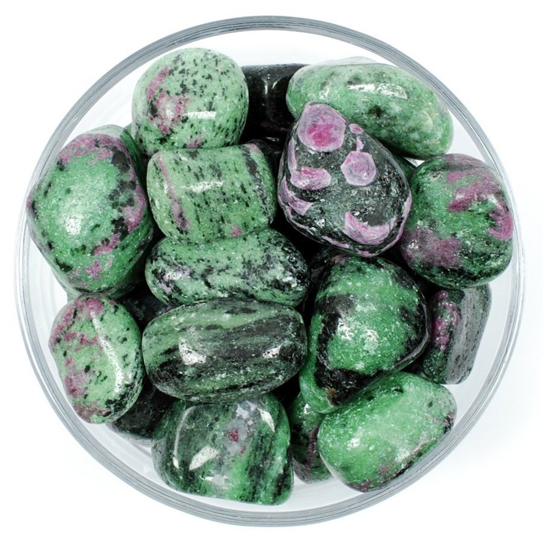 Ruby Zoisite Tumbled Stone Ruby Zoisite Tumbled Stones - Etsy
