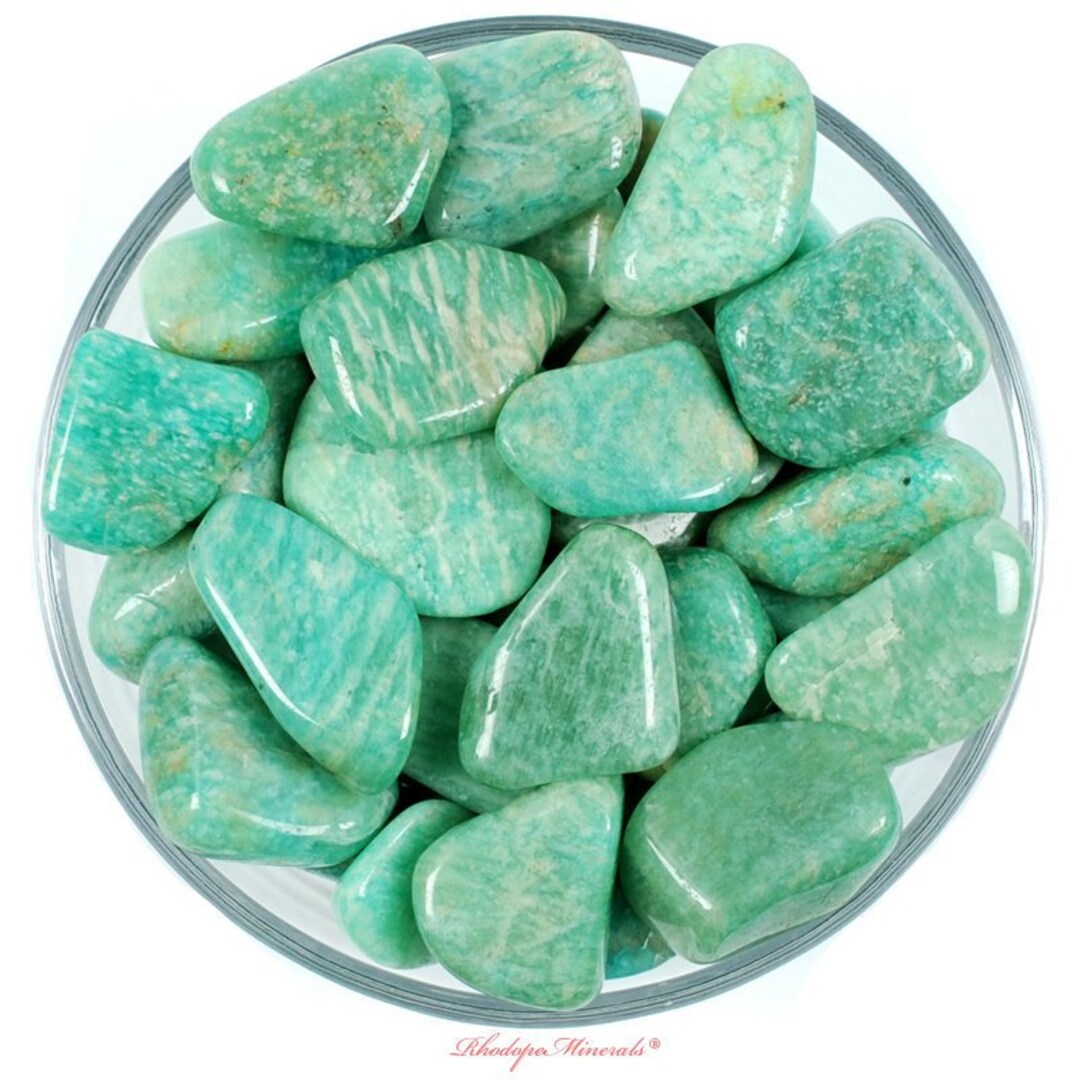 Amazonite Tumbled Stone Amazonite Tumbled Stones Amazonite - Etsy