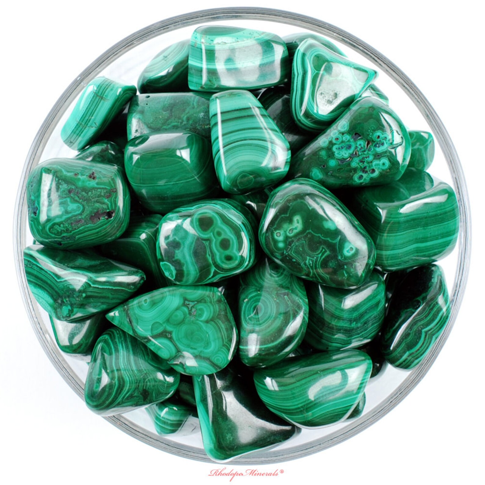 Malachite Tumbled Stone Malachite Tumbled Stones Stones - Etsy