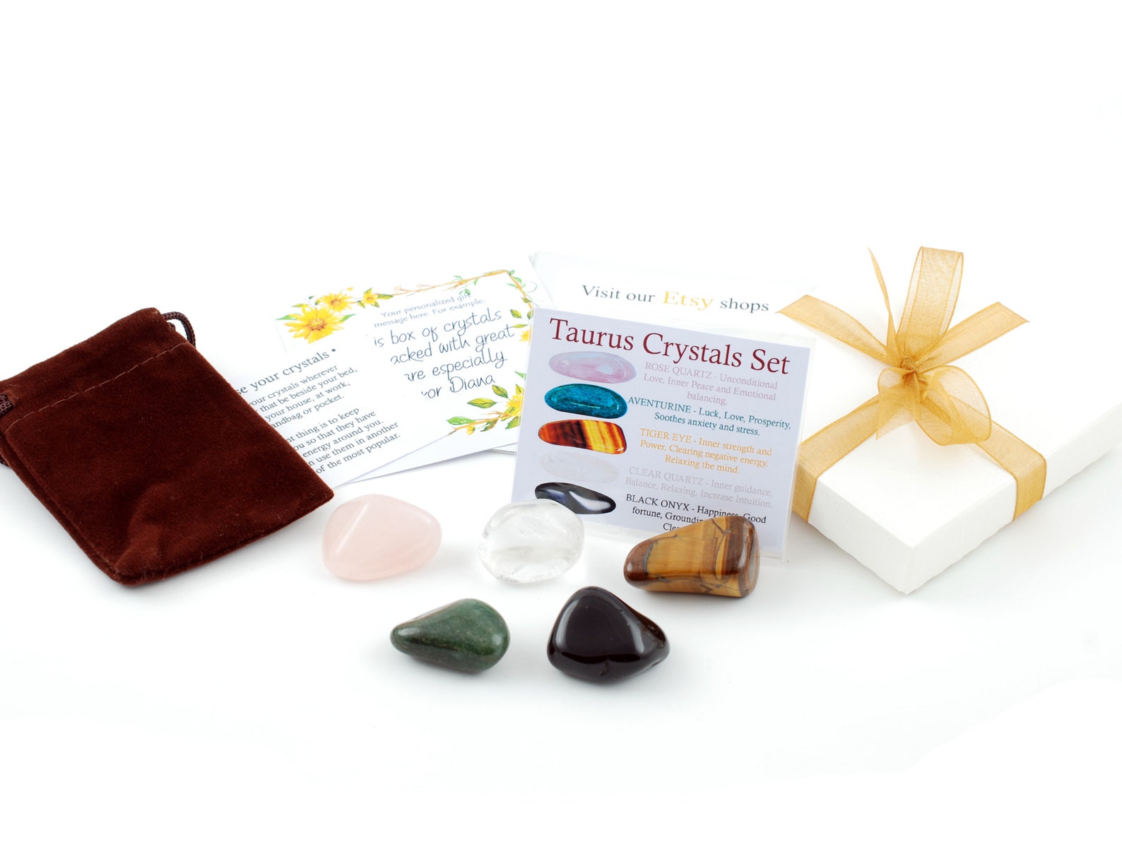 Taurus Crystals Set Taurus Crystal Set Crystals for Taurus - Etsy