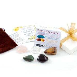 Taurus Crystals Set, Taurus Crystal Set, Crystals for Taurus, Stones ...