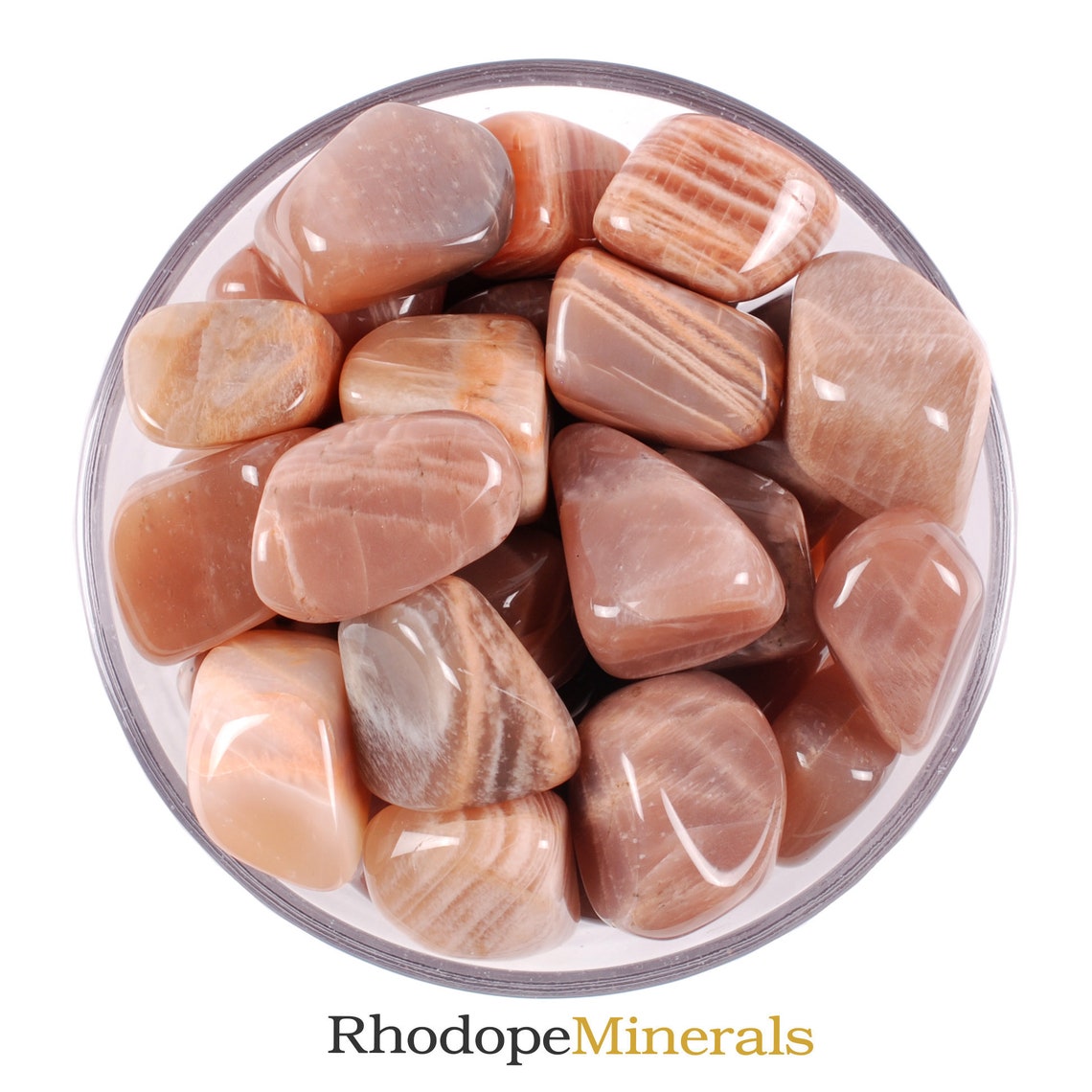 Peach Moonstone Tumbled Stone Peach Moonstone Tumbled | Etsy