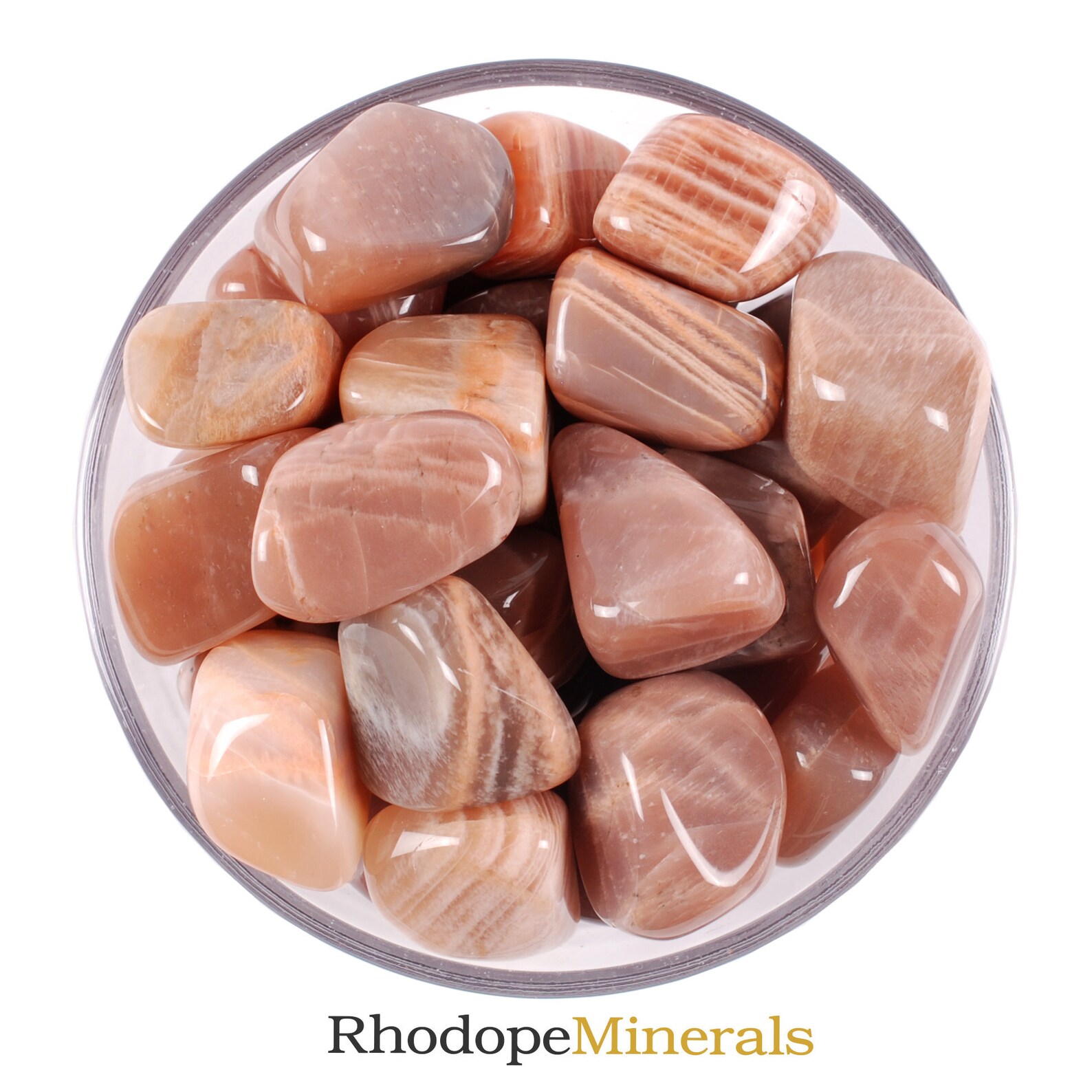 Peach Moonstone Tumbled Stone Peach Moonstone Tumbled | Etsy