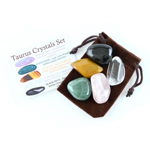Taurus Crystals Set, Taurus Crystal Set, Crystals for Taurus, Stones ...