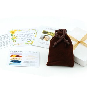 Happy and Peaceful Home Crystals Set, Rose Quartz, Tiger Eye, Picture ...