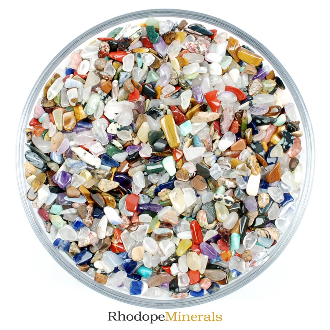 Bulk Mix Chip Stones, Multi-color Gemstones, Jewelry Making and Resin ...