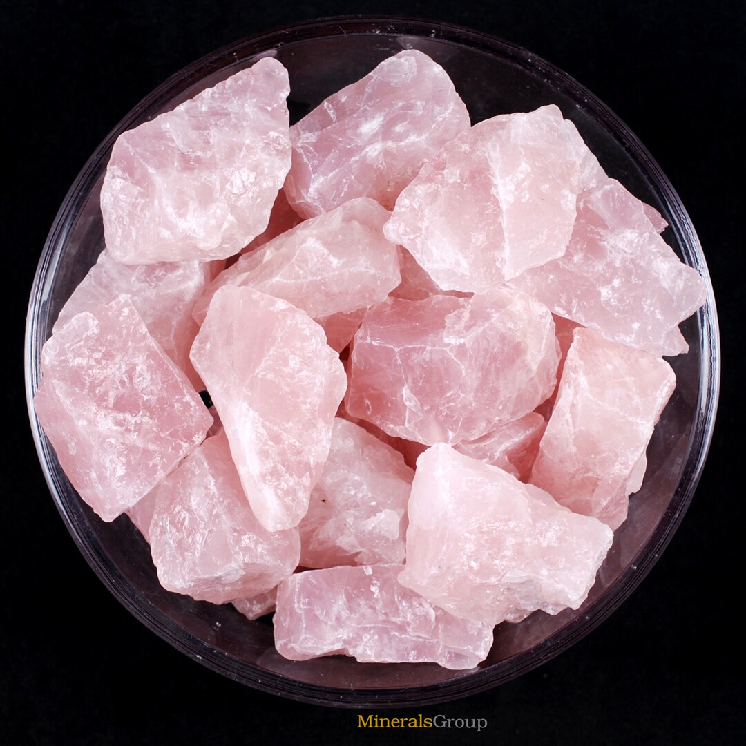 One 1 Rose Quartz Rough Stone, Rose Quartz Rough Stones, Rose Quartz ...