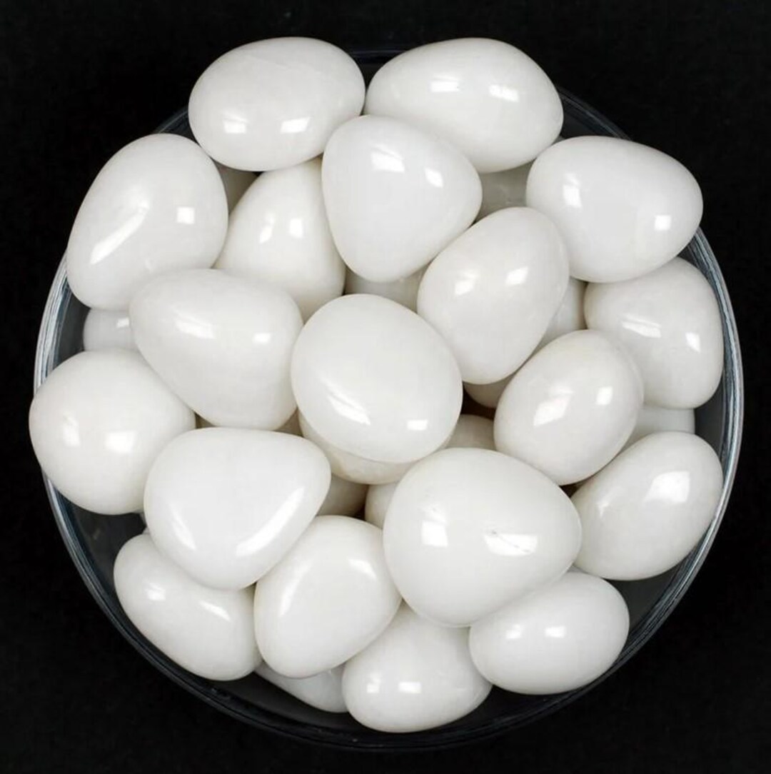 Snow Quartz Tumbled Stone, White Quartz, Tumbled Stones, Quartz, Stones ...