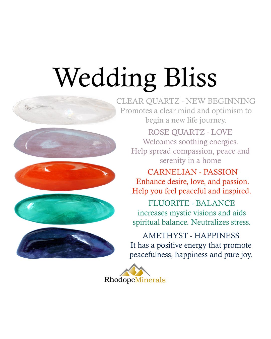 Wedding Bliss Crystals Set, Wedding Bliss Set, Crystals Set, Clear ...