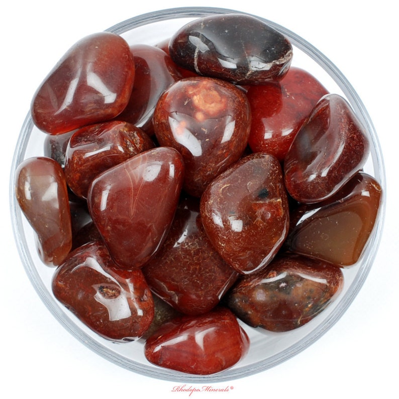 Fire Agate Tumbled Stone Fire Red Agate Tumbled Stones - Etsy
