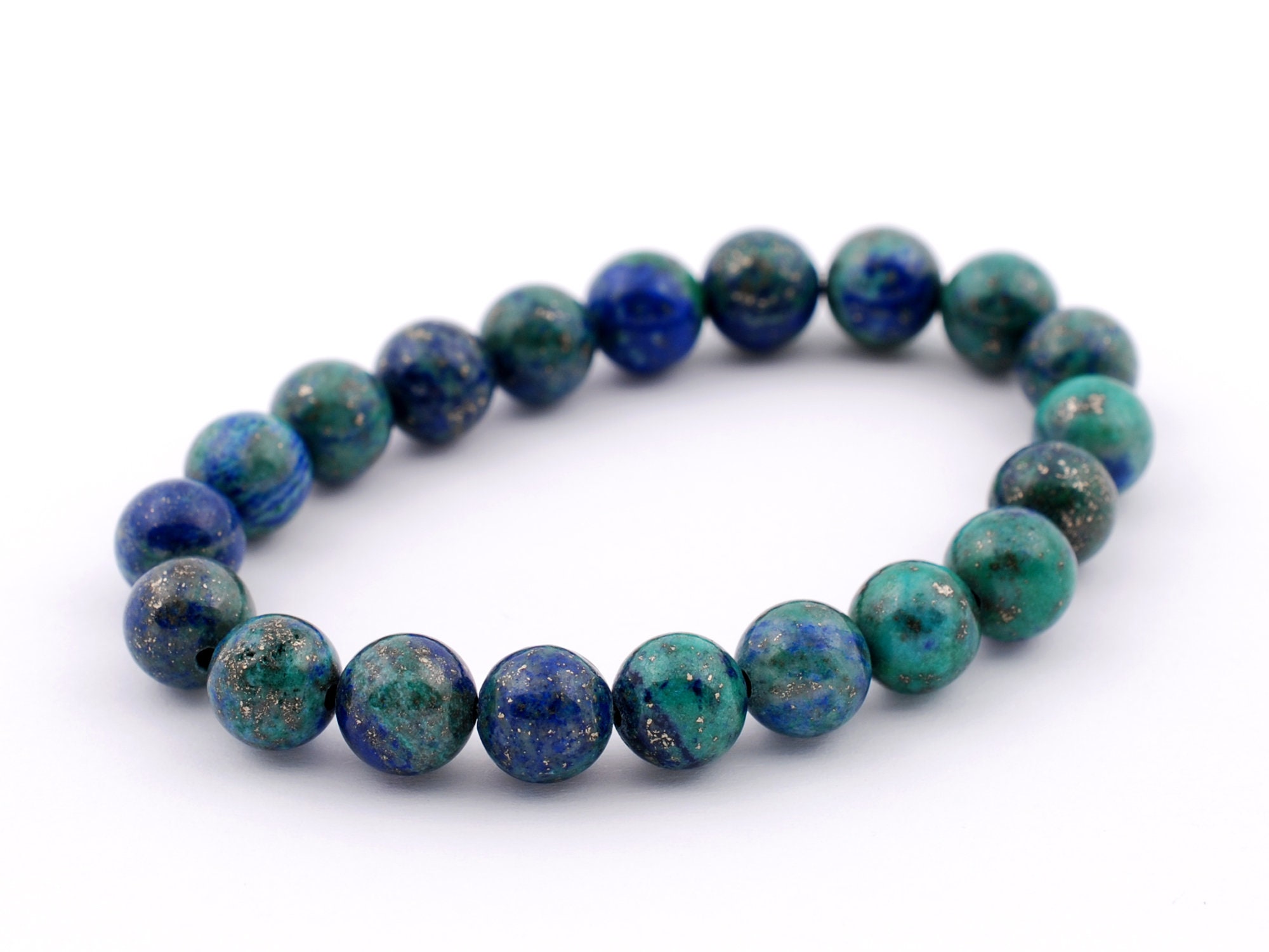 Azurite With Malachite Bracelet Azurite Malachite Bracelet 8 - Etsy