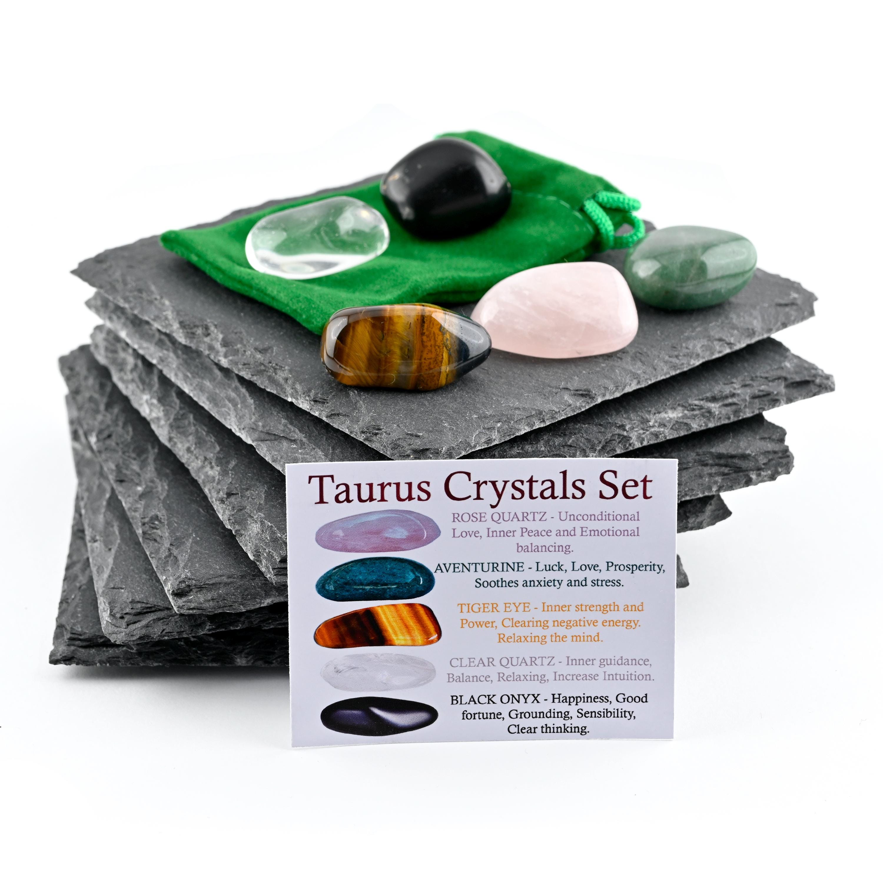 Taurus Crystals Set, Taurus Crystal Set, Crystals for Taurus, Stones ...