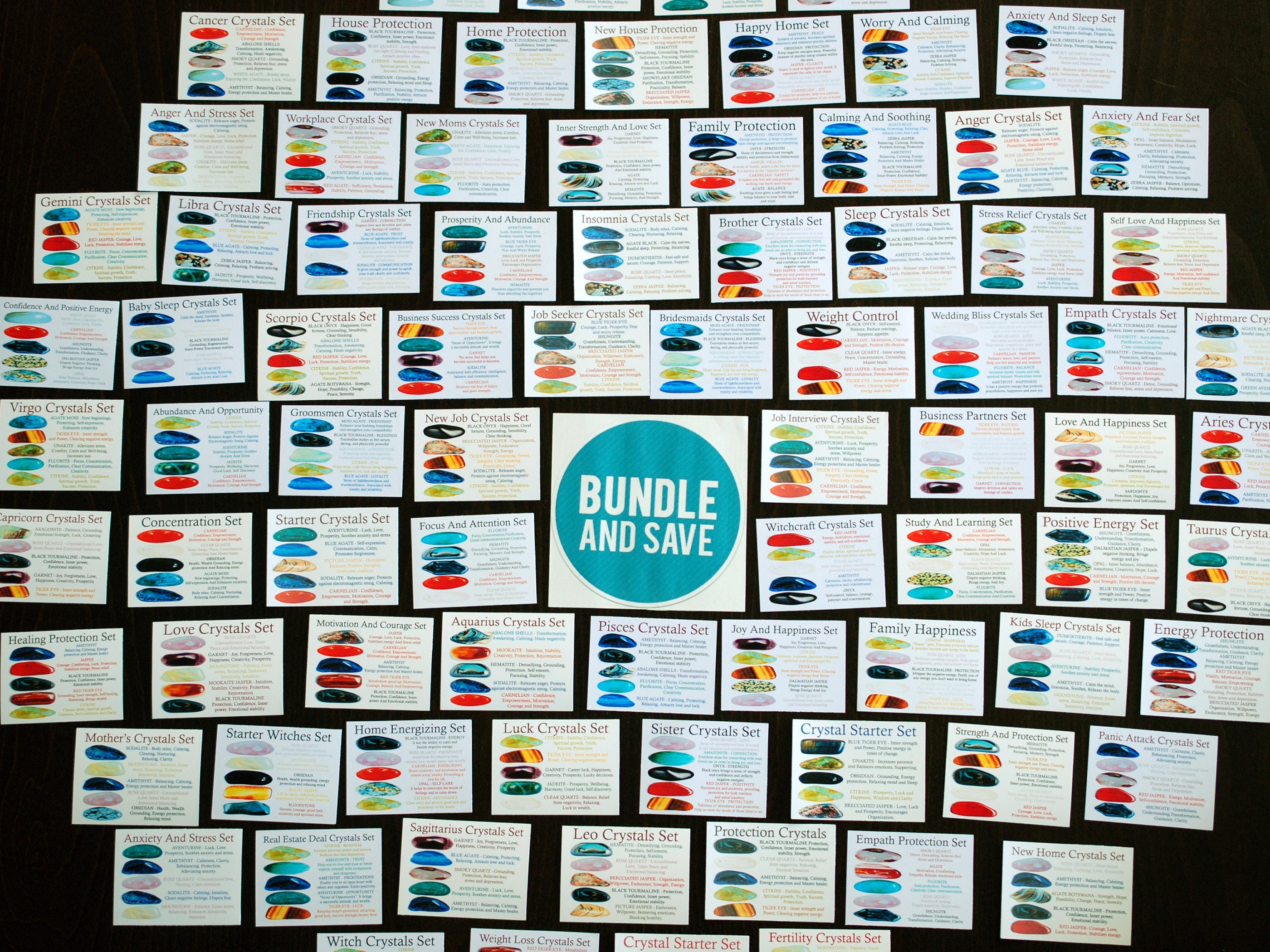 Job Interview Crystals Set Job Interview Crystal Set - Etsy UK