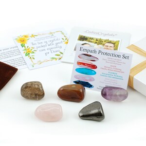 Empath Protection Crystals Set, Empath, Protection, Smoky Quartz, Agate ...