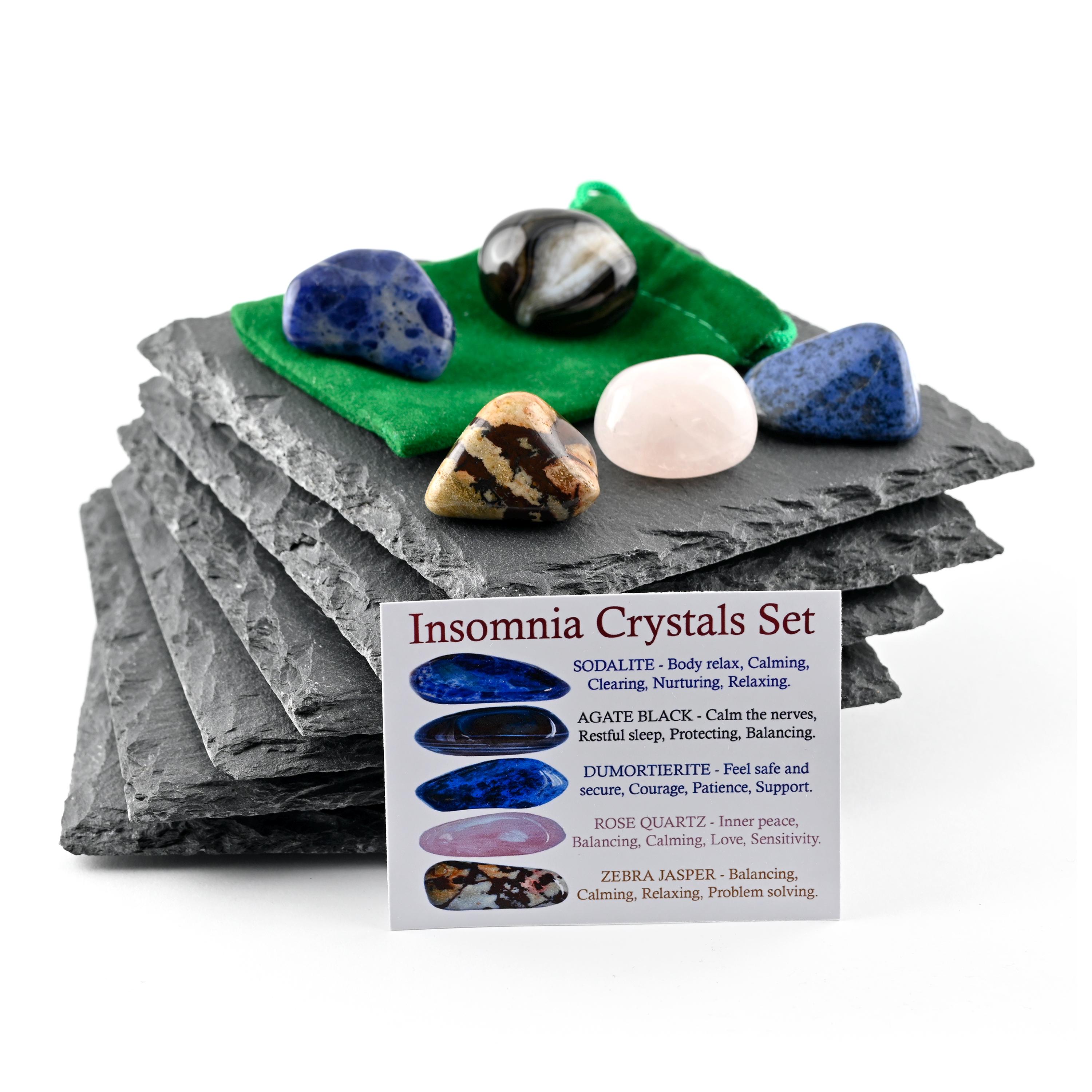 Insomnia Crystal Set, Sleep and Night Peace Gift for Crystal Lovers ...