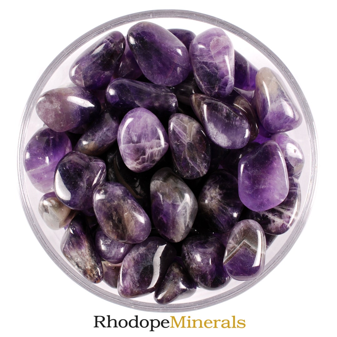 Amethyst Tumbled Stone, Sleep, Stress Relief and Calm Crystal, Third ...