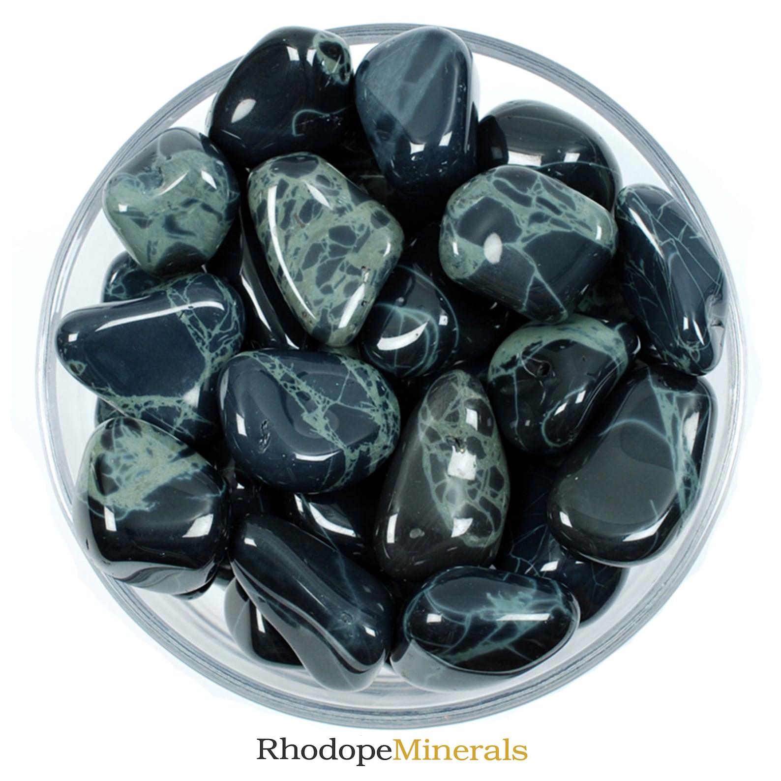 RARE One 1 Spider Web Obsidian Tumbled Stone, Spiderweb Obsidian ...