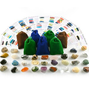 Job Success Crystals Set, Job Success Stones, Crystals Set, Tumbled ...