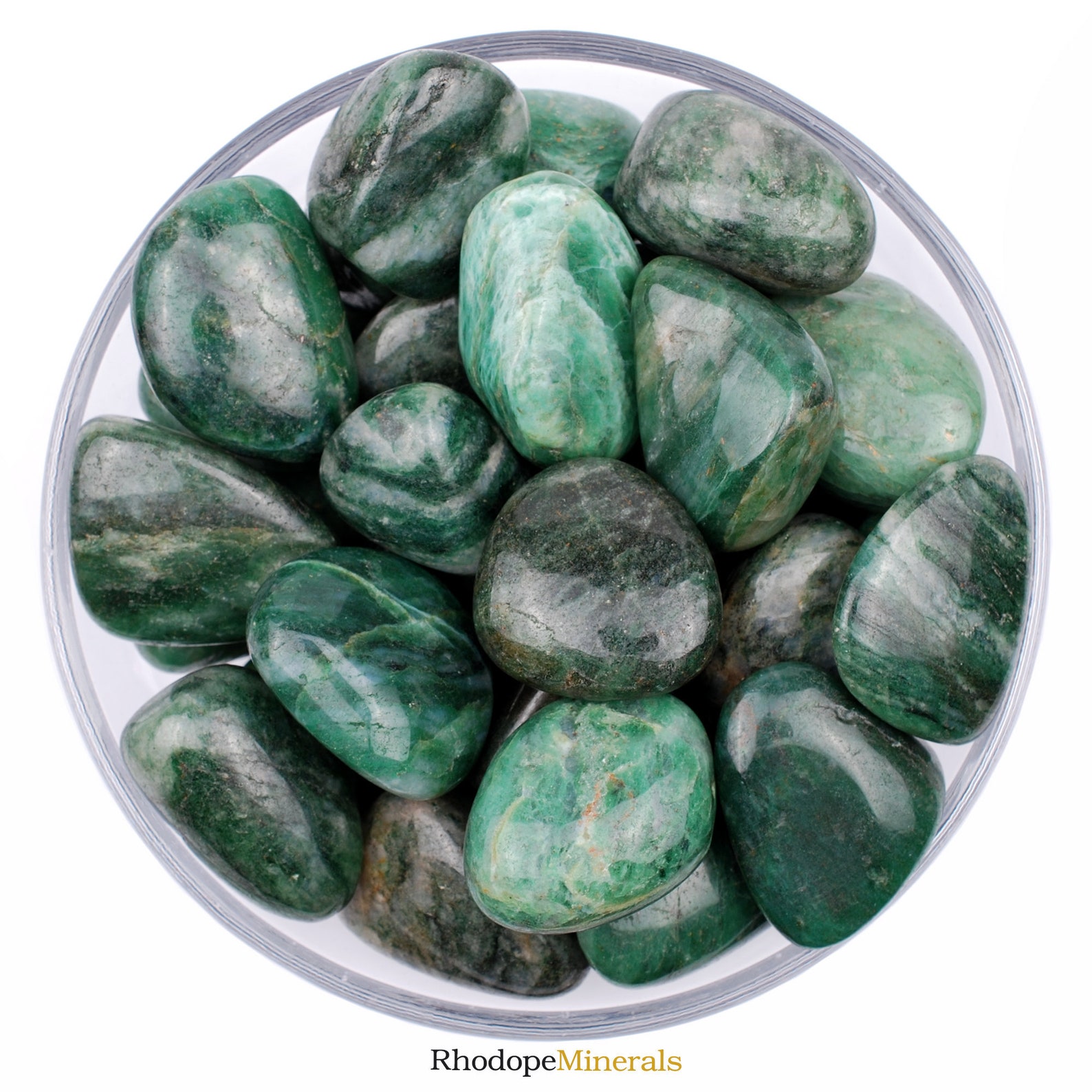 Green Prase Tumbled Stone Green Prase Tumbled Stones Green - Etsy