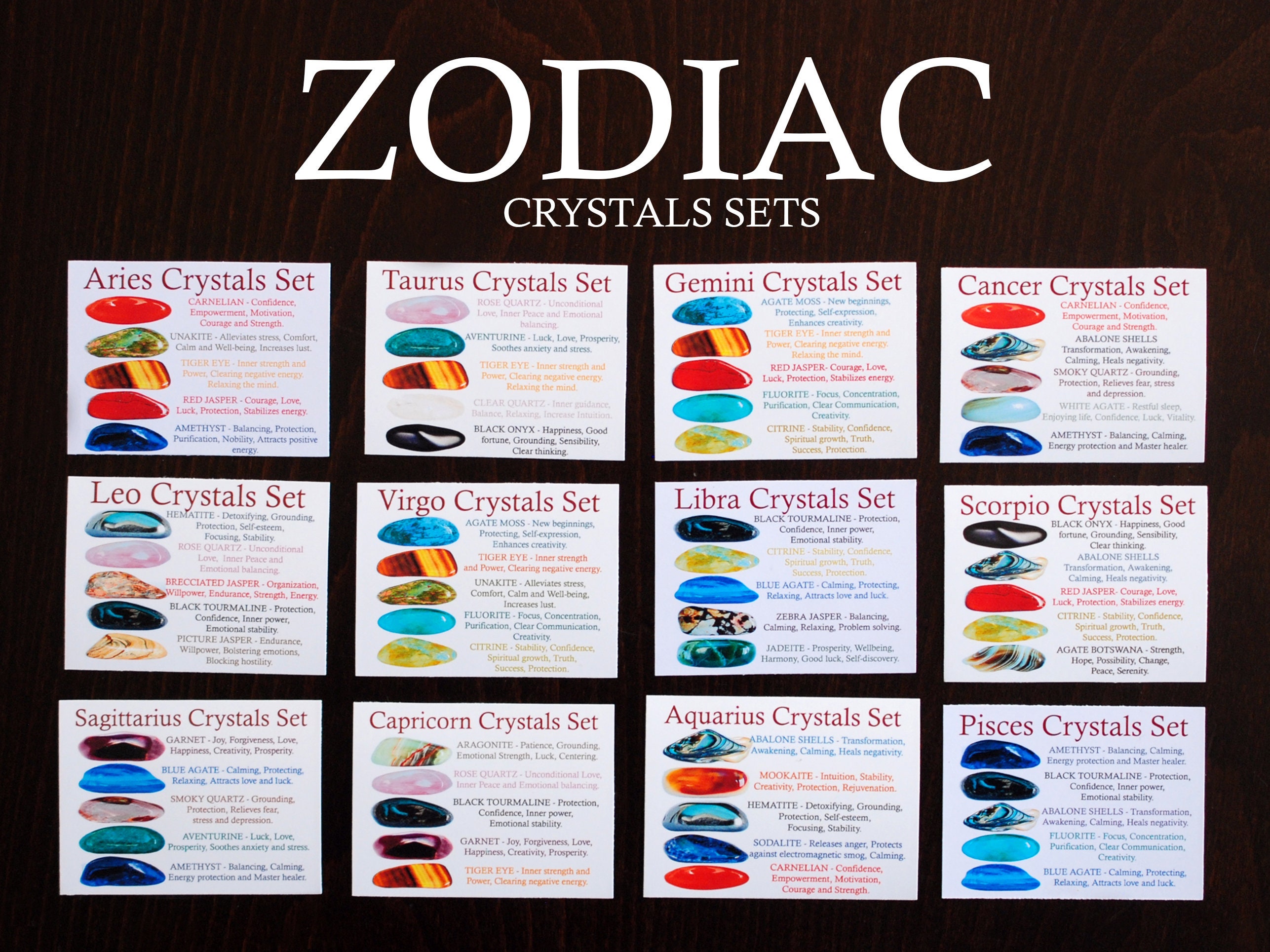 Workplace Crystals Set Workplace Crystals Set Crystals for - Etsy UK