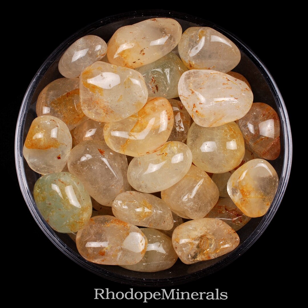 Yellow Topaz Tumbled Stone Yellow Topaz Tumbled Stones - Etsy