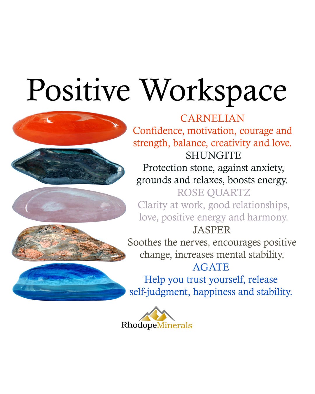 Job Success Crystal Set, Career Growth, Gift for Crystal Lovers ...