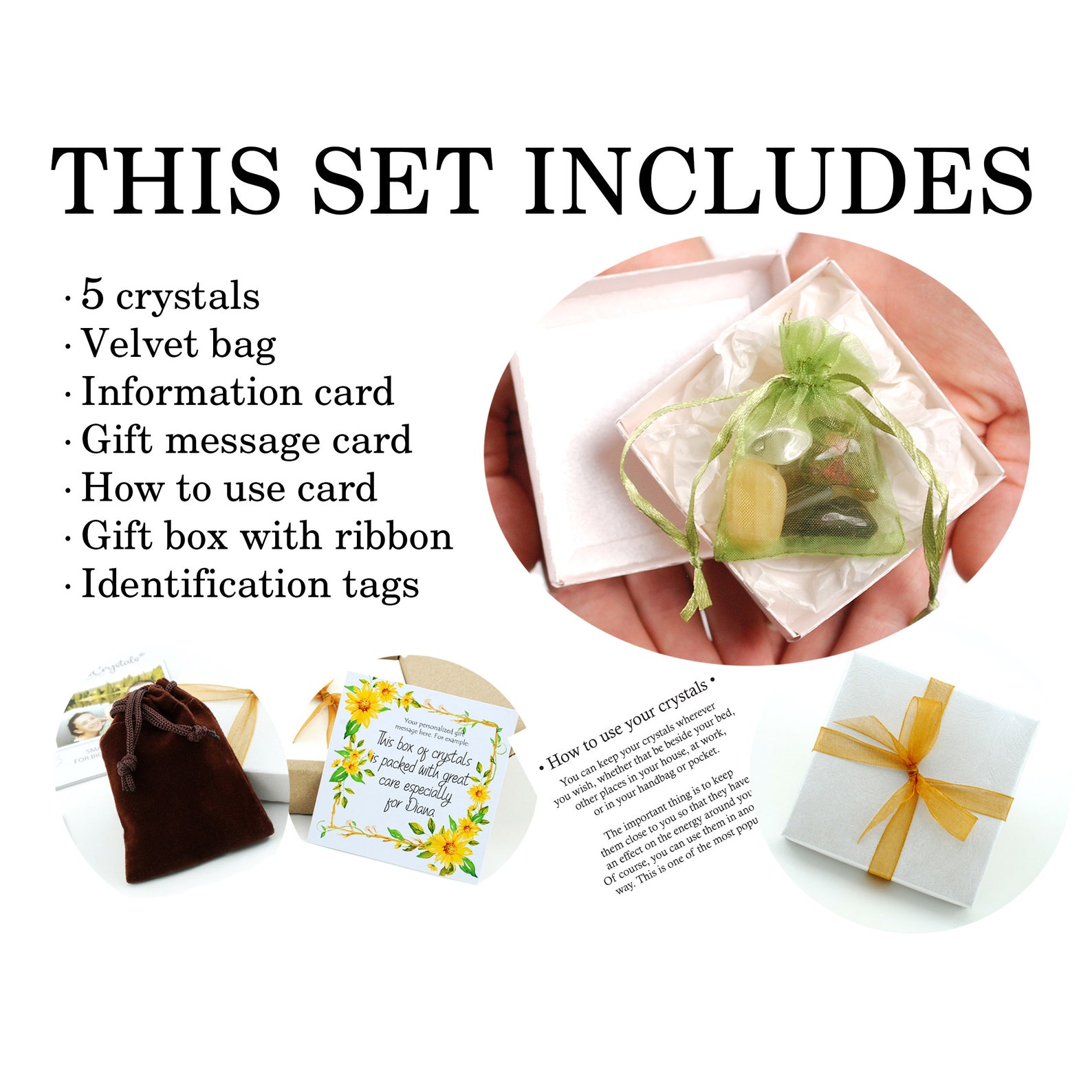 Workplace Crystals Set, Workplace Crystals Set, Crystals for Workplace ...