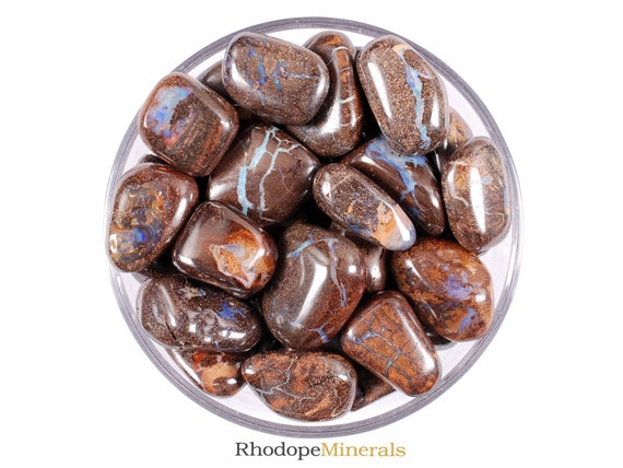RARE Boulder Opal Tumbled Stone Boulder Opal Tumbled - Etsy