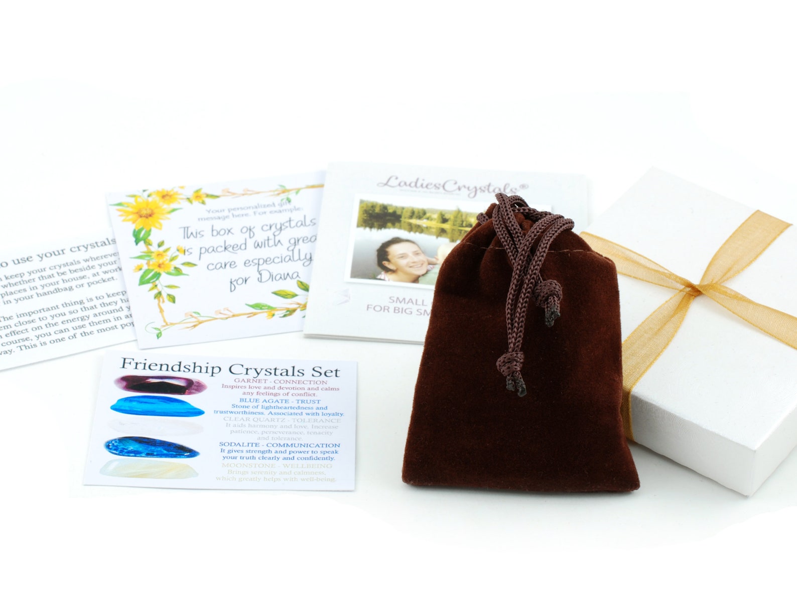 Friendship Crystals Set Friendship Set Crystals Set Garnet - Etsy