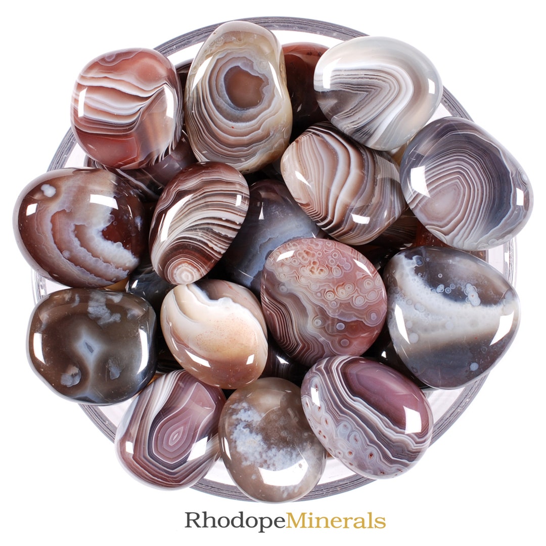 Agate Botswana Palm Stone, Agate Botswana Palm Stones, Agate Botswana ...