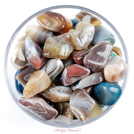 Botswana Agate Tumbled Stone Botswana Agate Tumbled Stones - Etsy