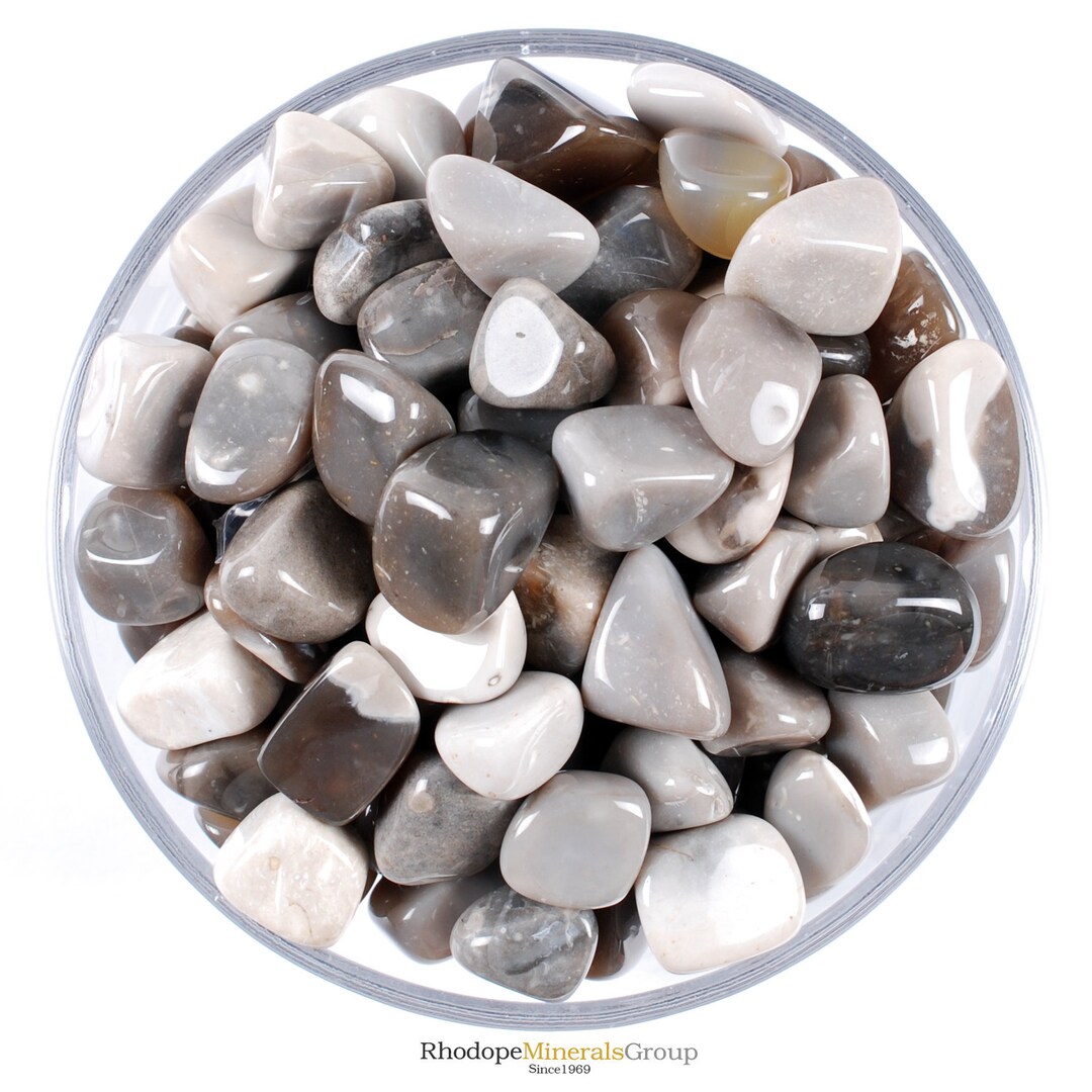 Set of 3 Flint Stones Tumbled Stones Flint Stone Tumbled - Etsy