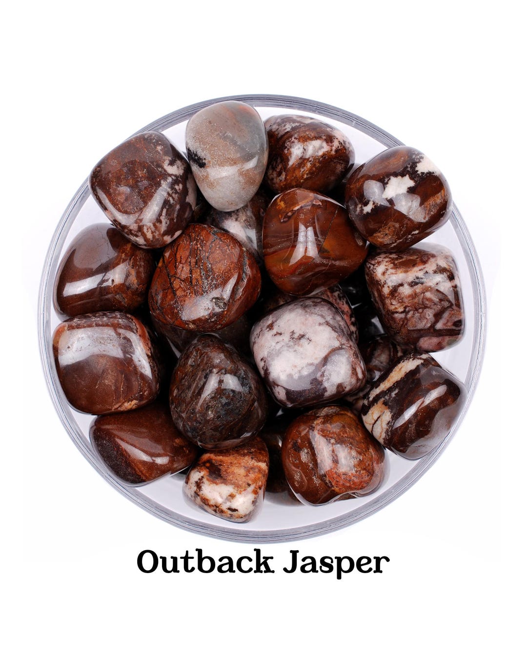 Outback Jasper Tumbled Stone, Natural Australian Desert Gemstone ...