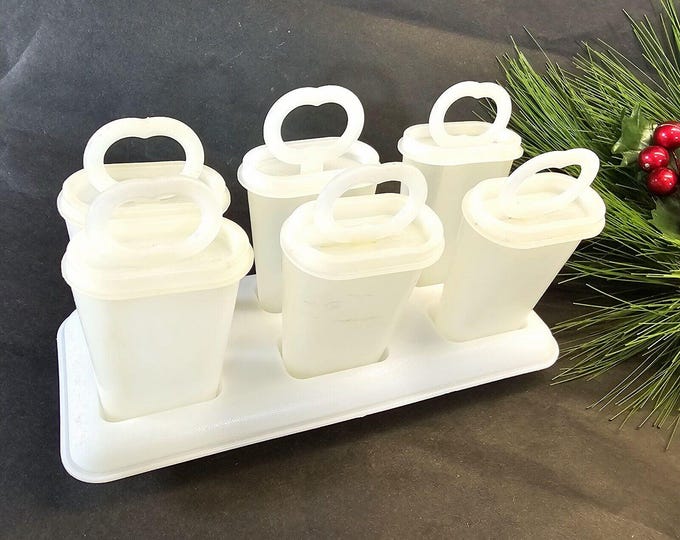 Vintage Tupperware Icepop Popsicle Molds Ice Tups Complete Set - Etsy