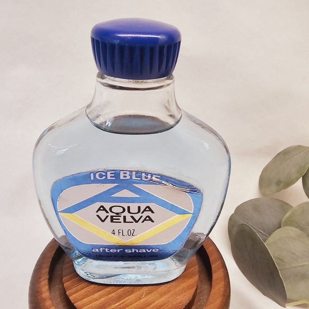 Vintage AQUA VELVA ice Blue After Shave New No Box 4oz JB Williams Co ...