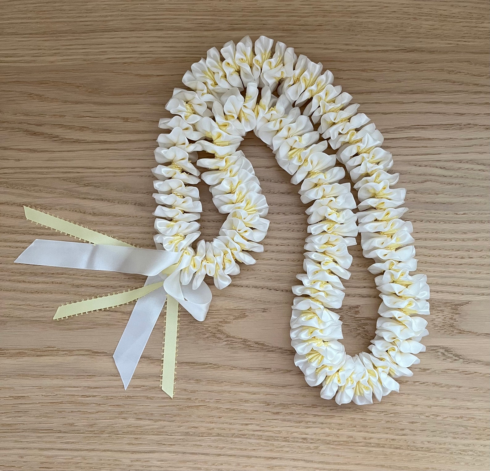 Graduation Lei - Plumeria Ribbon Lei - Etsy