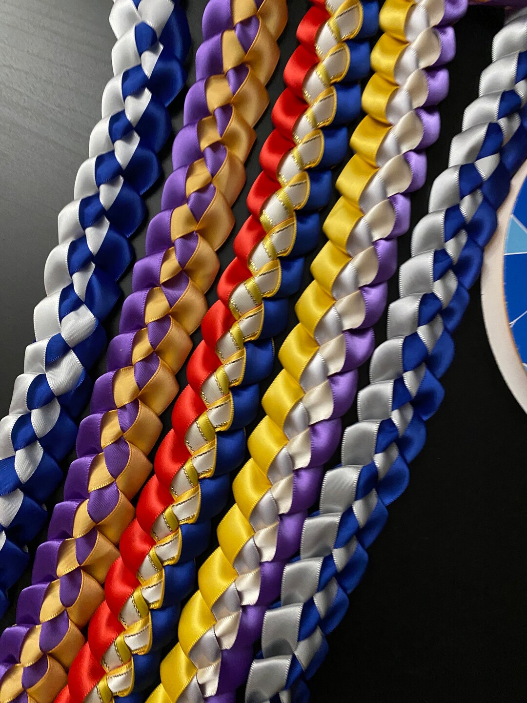 Custom Graduation Ribbon Lei - Choose Your Colors! 2 Color Lei - Etsy