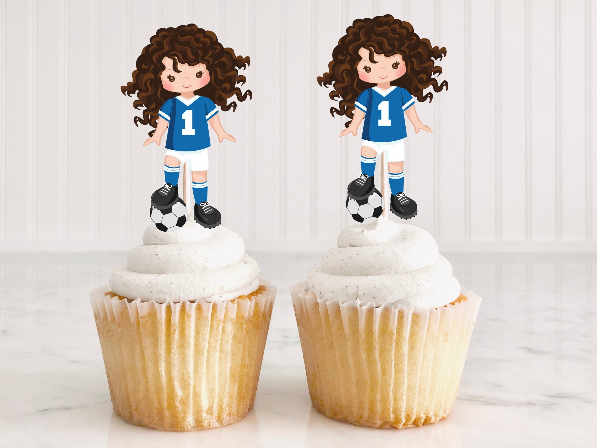 Soccer Cupcake Topper Soccer Cake Topper Soccer Party Cupcake - Etsy
